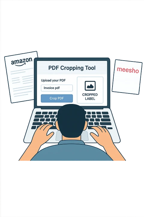 LabelCropTool - Shipping Label Cropper for Meesho Sellers